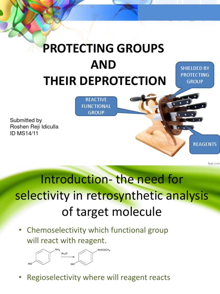 Protection and Deprotection PDF | PDF | Ester | Ether