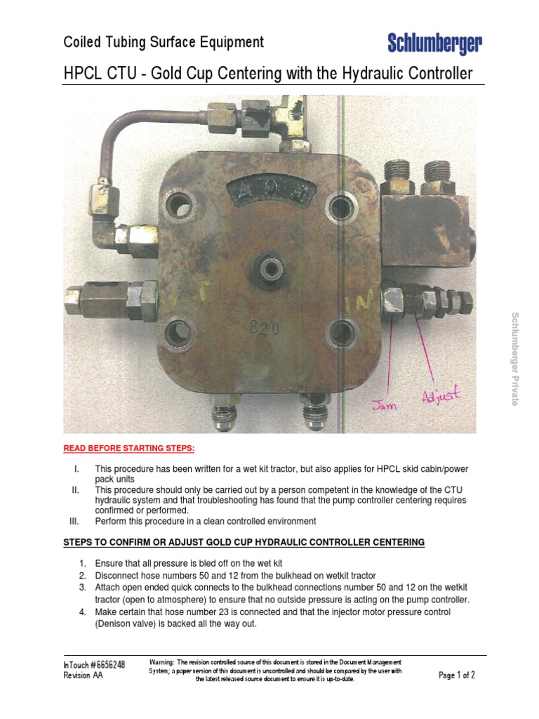 Gold Cup Centering With Hydraulic Controller | PDF | Pressure | Tractor