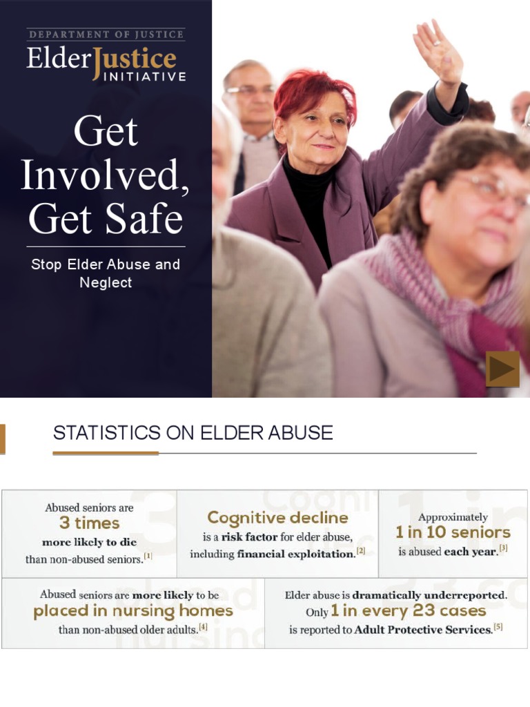 Get Involved, Get Safe: Stop Elder Abuse and Neglect | PDF | Domestic ...