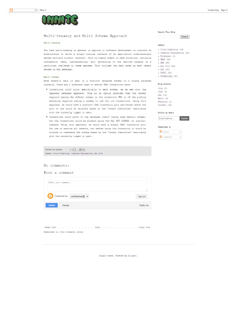 Multi Schema Approach | PDF