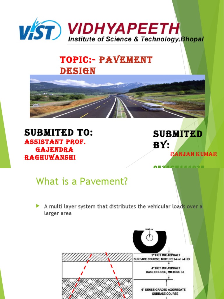 Topic:-: Pavement Design | PDF | Road Surface | Friction
