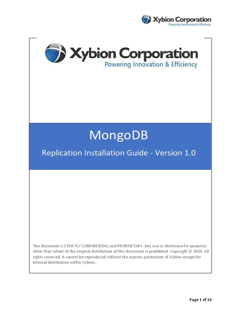 Mongo Db Replication Poc Pdf Pdf Mongo Db Replication Computing