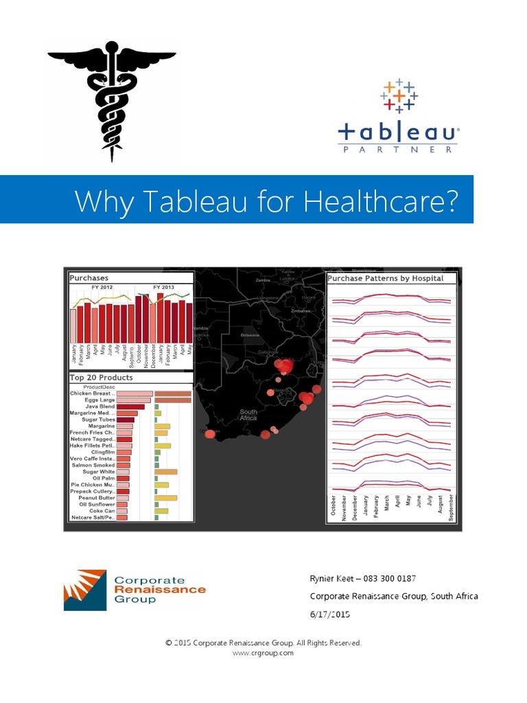 Why - Tableau - For - Healthcare Project Description | PDF | Analytics ...