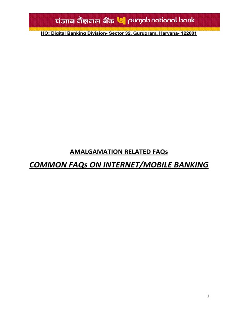 IBS - MBS - BHIM PNB FAQs - Revised (1) - Compressed | PDF | Personal Identification Number ...