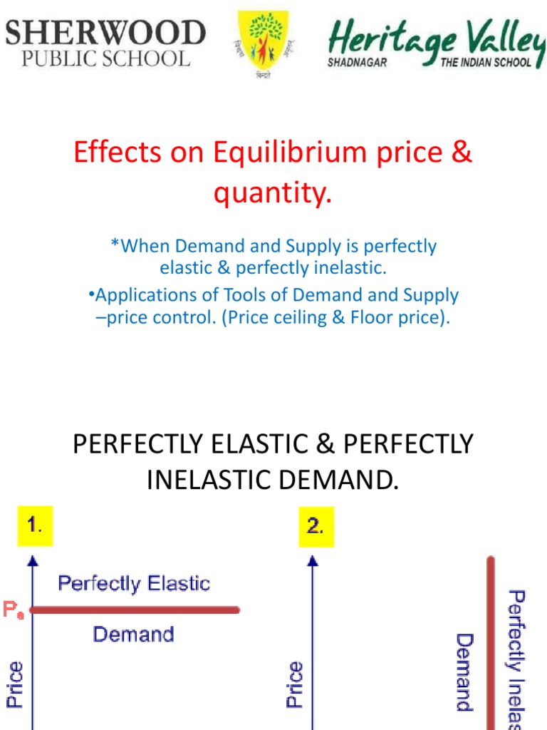 Effects On Equilibrium Price & Quantity | PDF | Supply And Demand ...