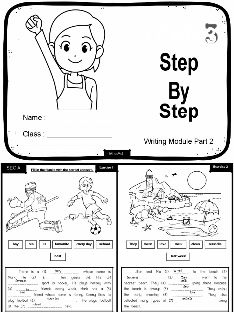 Year 3 Step by Step Writing Module Part 2 | PDF | Subject (Grammar ...