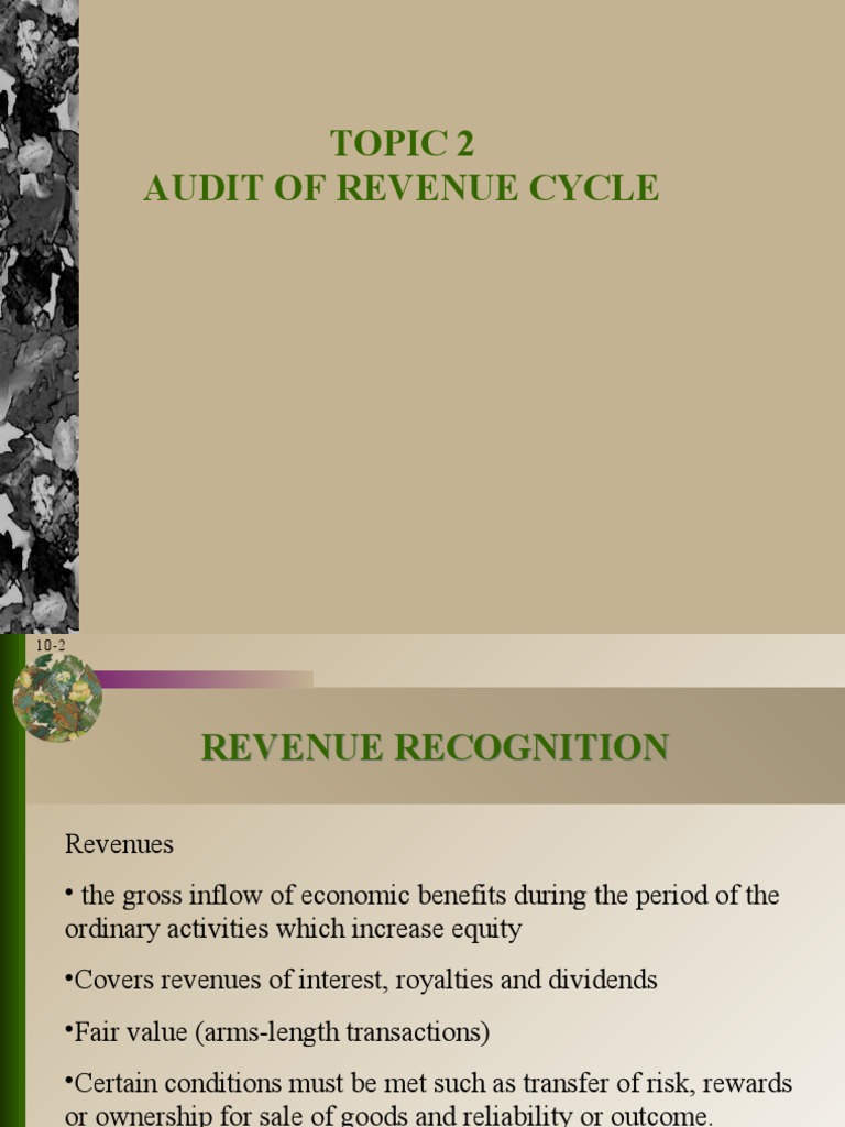 Topic 2 Audit of Revenue Cycle: Irwin/Mcgraw-Hill | PDF | Bad Debt ...