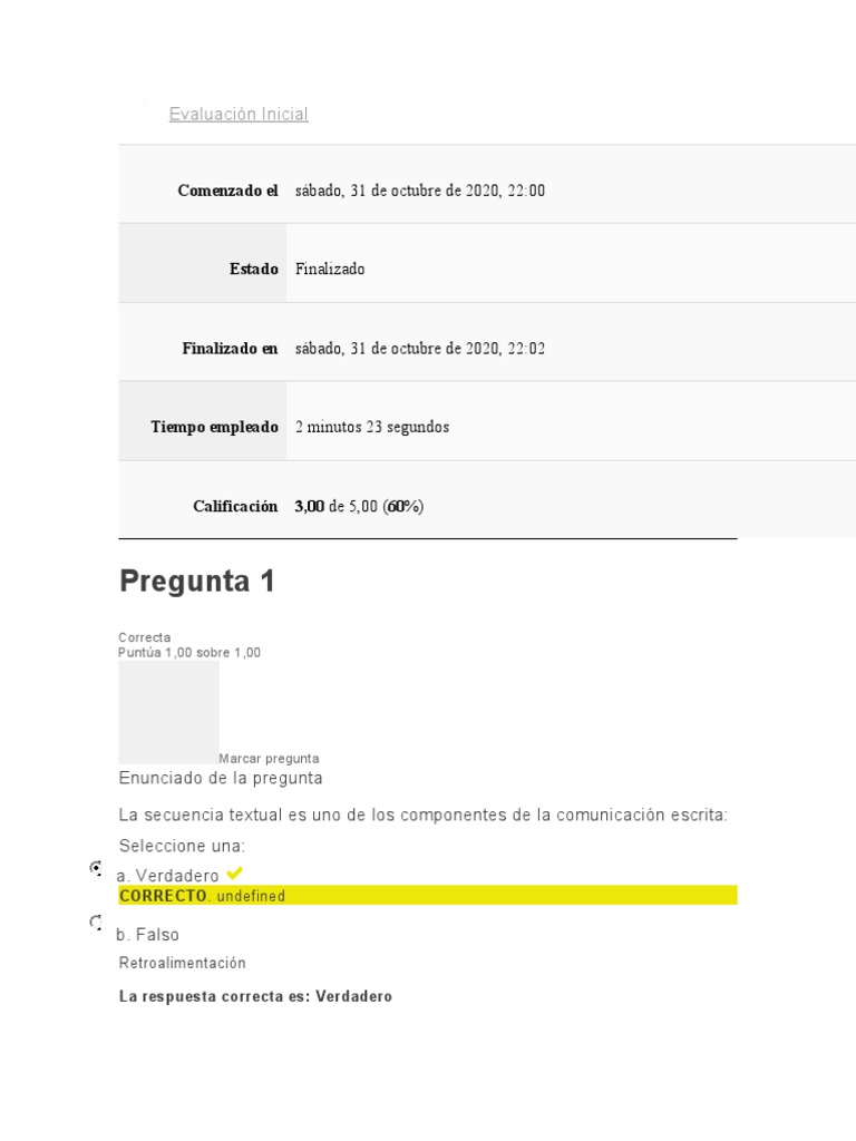 Examen de Comunicación: Respuestas y Evaluación | PDF | Negocios