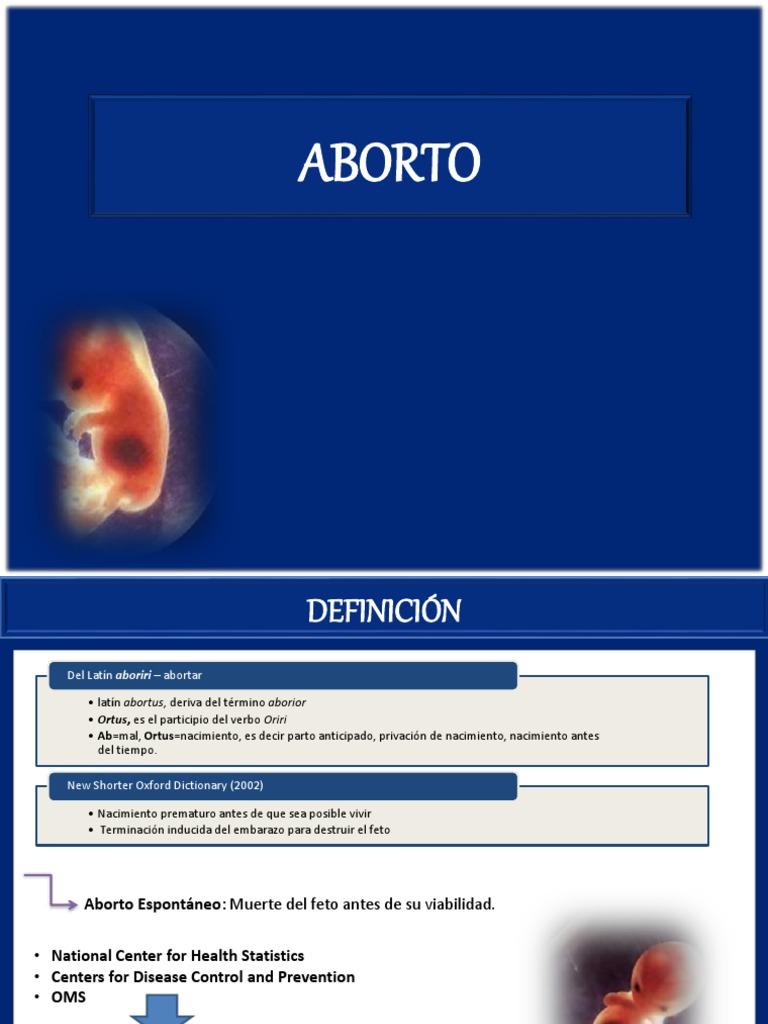 Aborto Obstetricia | PDF | El embarazo | Aborto
