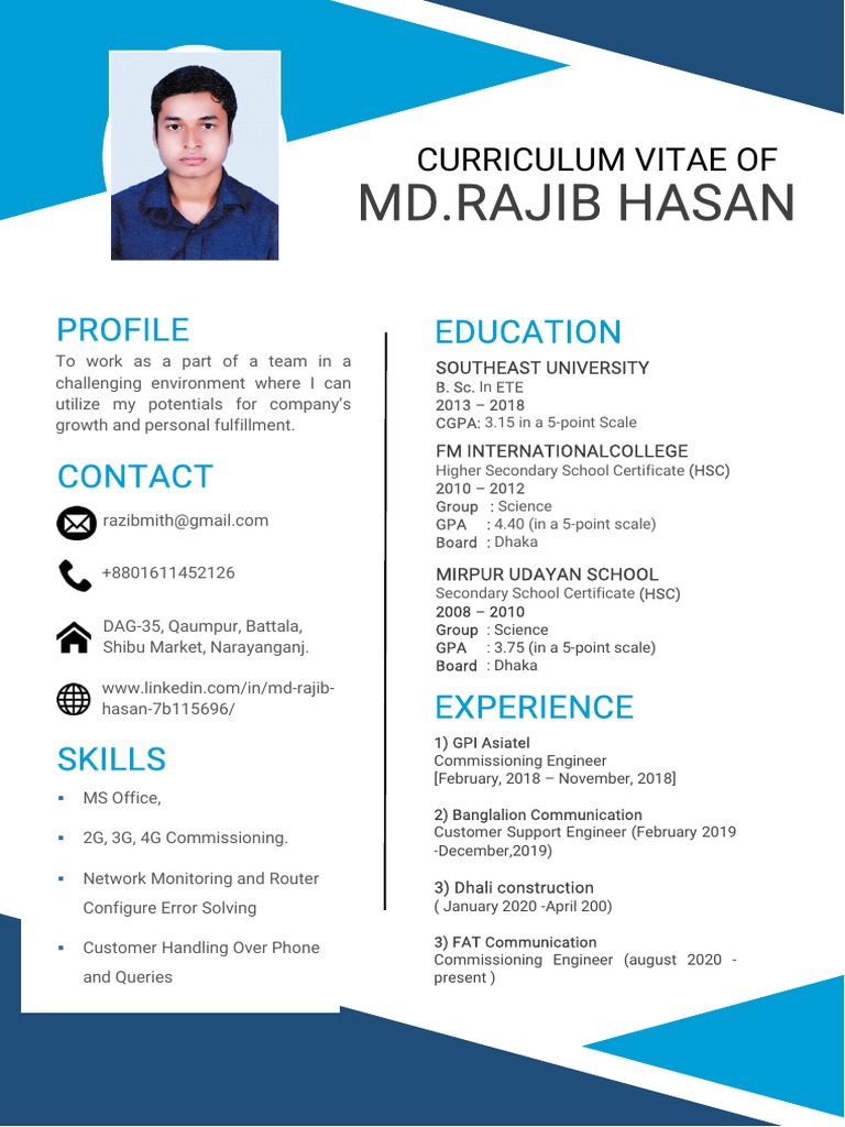 Md. Rajib Hasan Updated | PDF