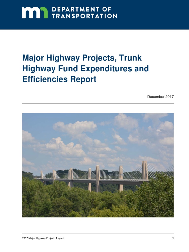MHPR Report PDF | PDF | Highway | Interstate Highway System