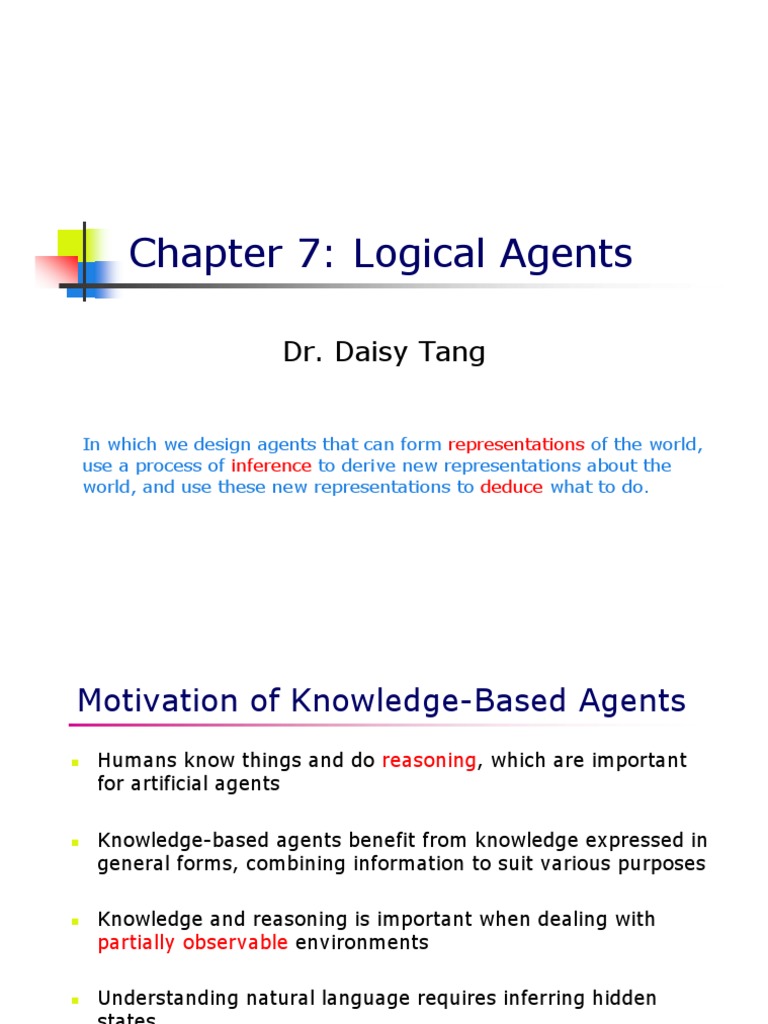Logical Reasoning and Knowledge Representation in Wumpus World | PDF | Inference | Logical ...
