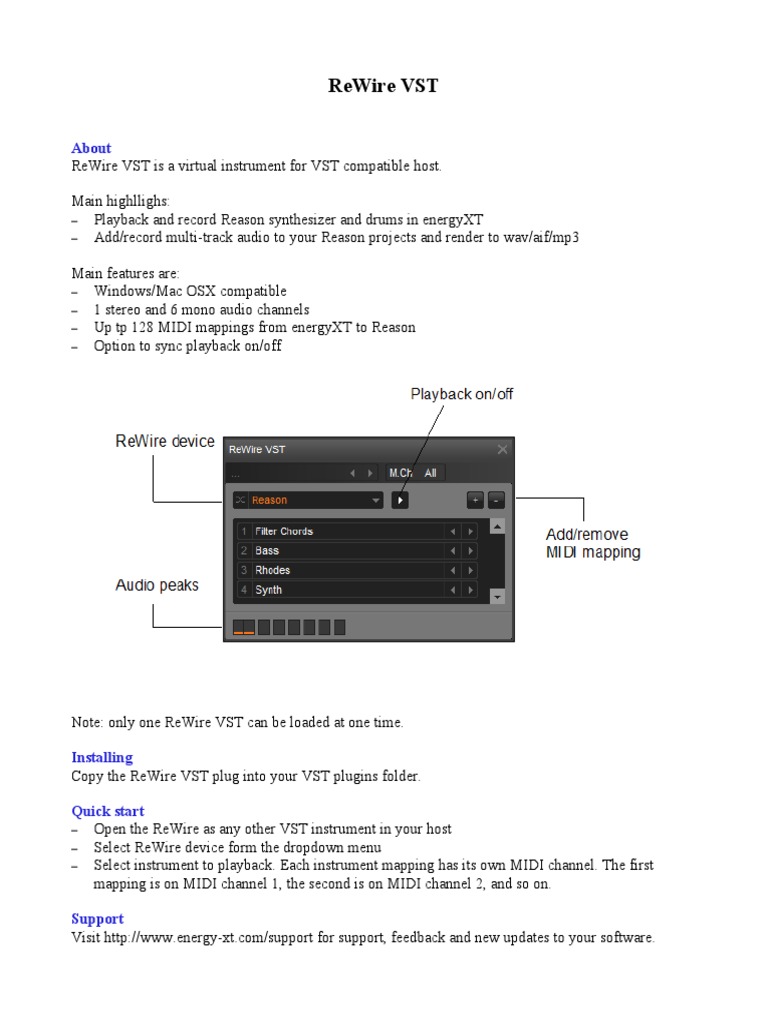 ReWire VST | PDF | Computers