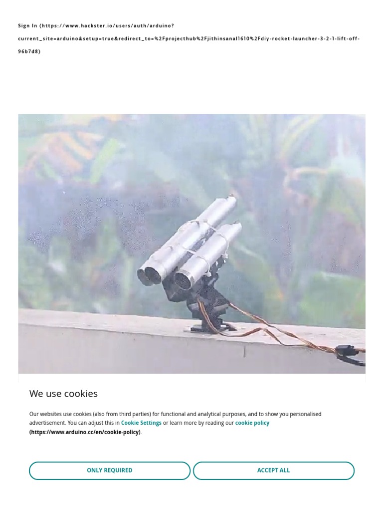 Diy Rocket Launcher 3 2 1 Lift Off Arduino Project Hub Pdf Arduino Printed Circuit Board