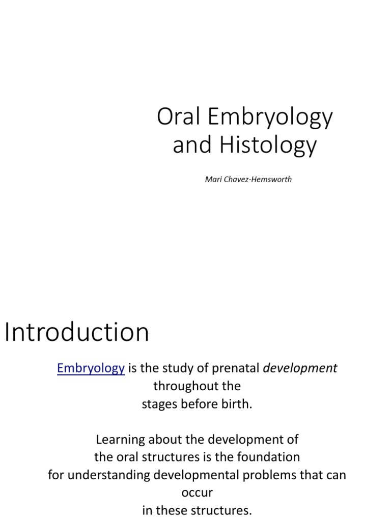 Embri Hysto PDF | PDF | Human Tooth | Dentin