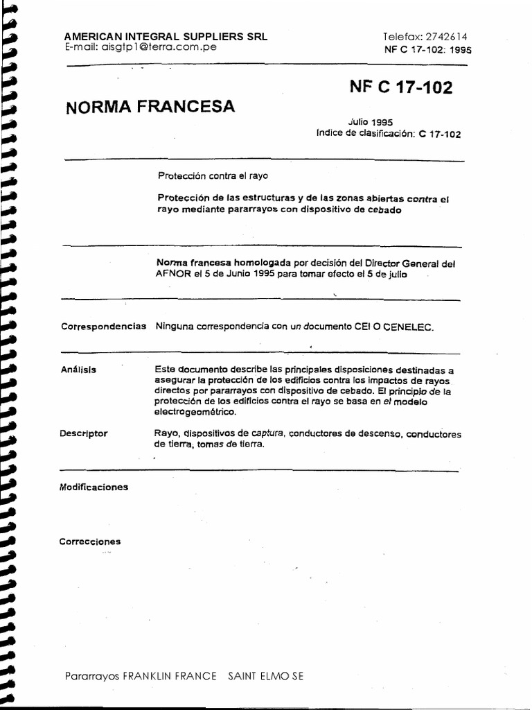 NFC 17-102 PDF | PDF