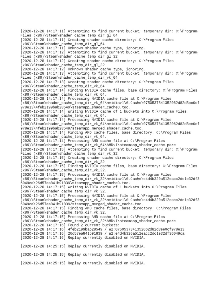 Shader Log | PDF | Advanced Micro Devices | Directory (Computing)