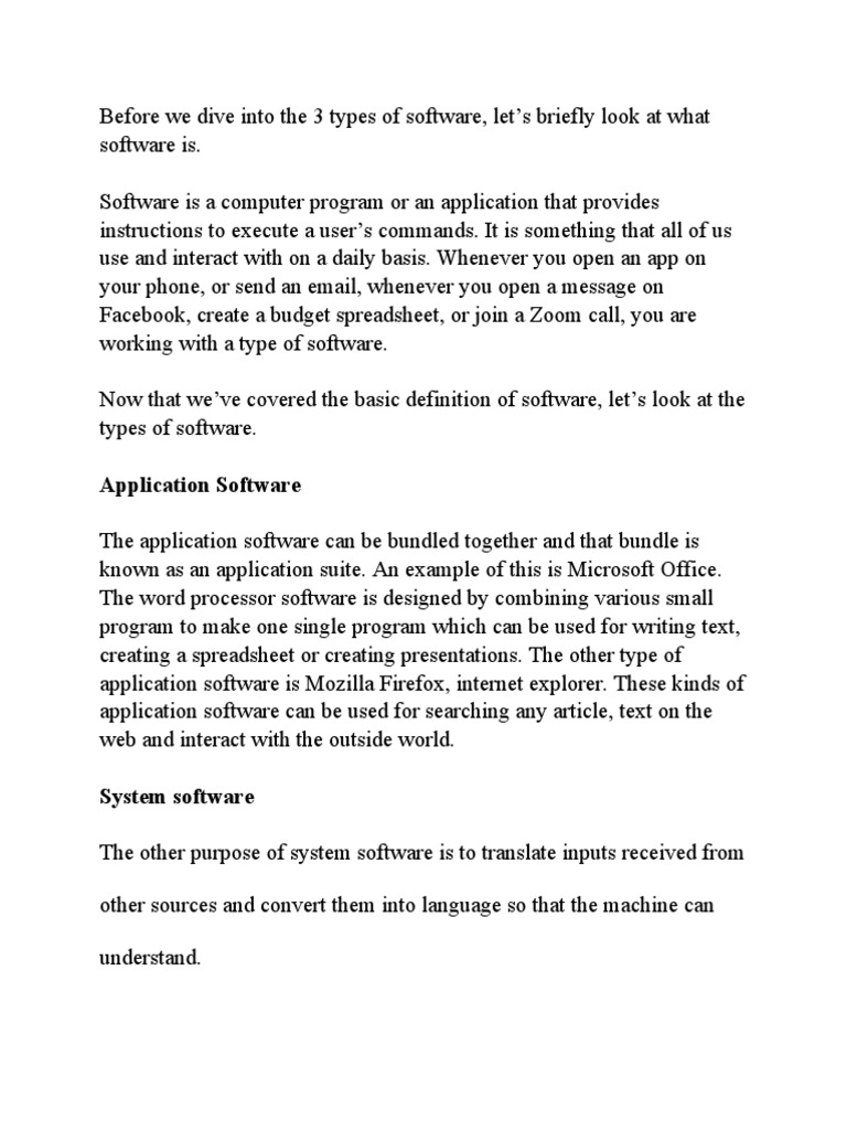 Application Software | PDF | Application Software | Software