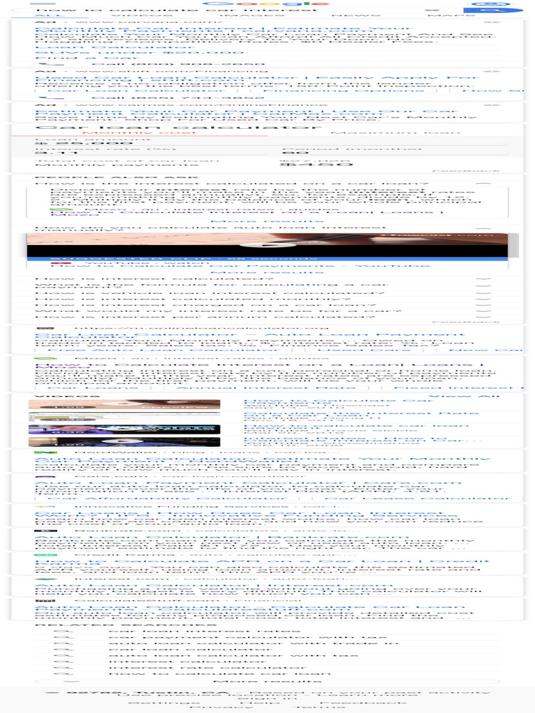How To Calculate Car Interest | PDF | Annual Percentage Rate | Interest