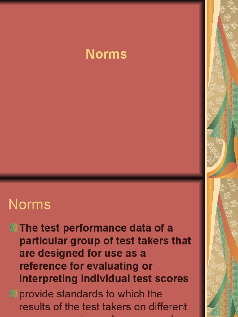 Interpreting Test Scores: An Overview of Norms, Standardized Scores ...