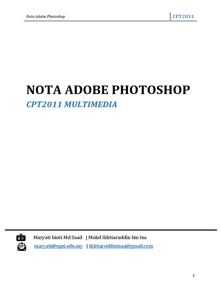 Nota Photoshop | PDF