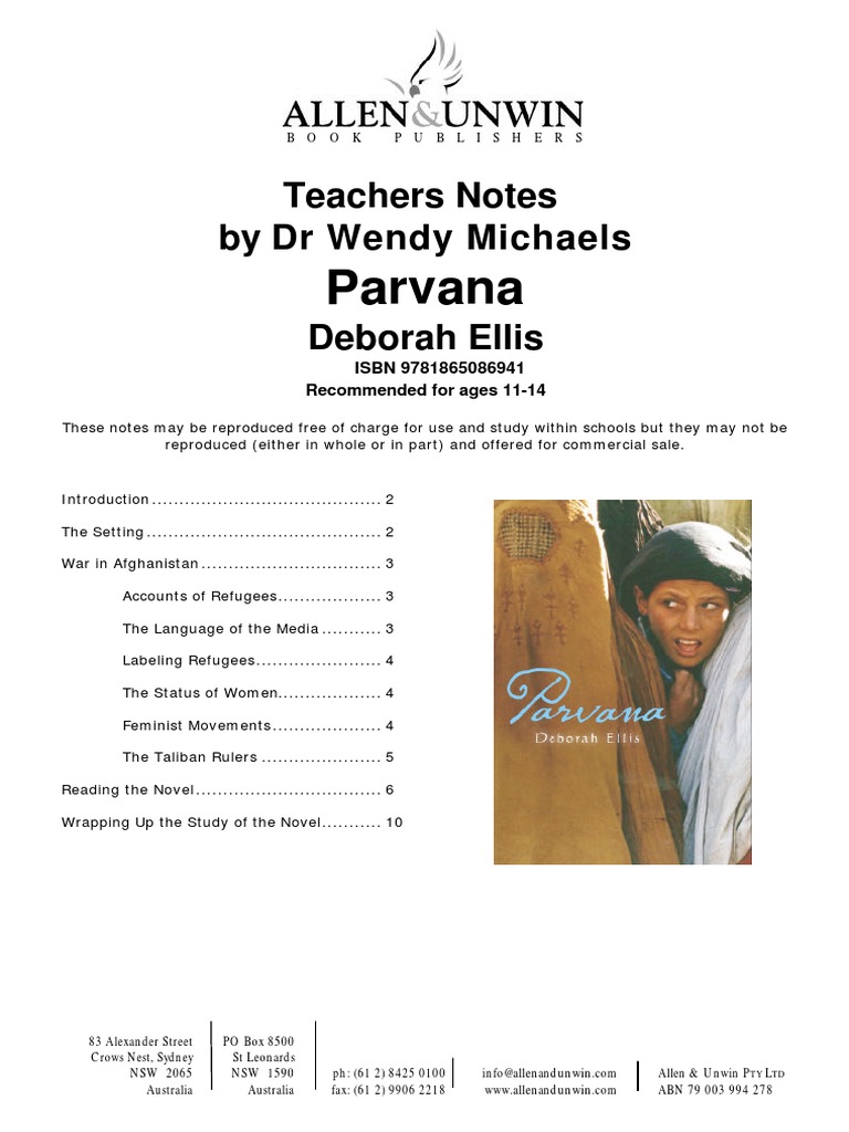Parvana 9781865086941 TN PDF | PDF | Feminism | Gender Studies
