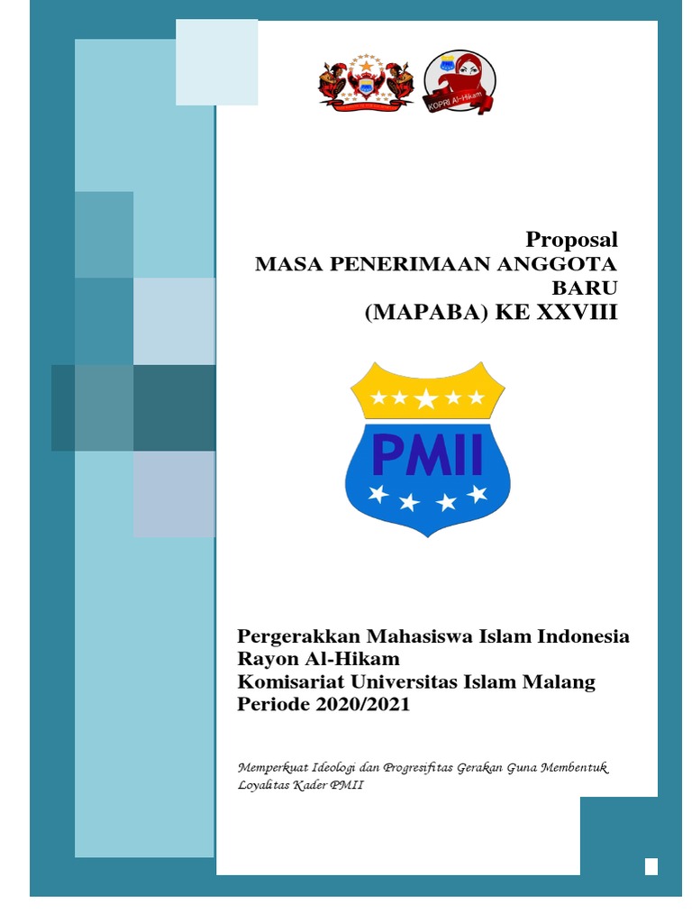 Proposal Mapaba Xxviii Pmii Alhikam | PDF