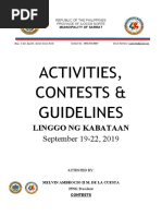 Guidelines and Pageant Mechanics | PDF