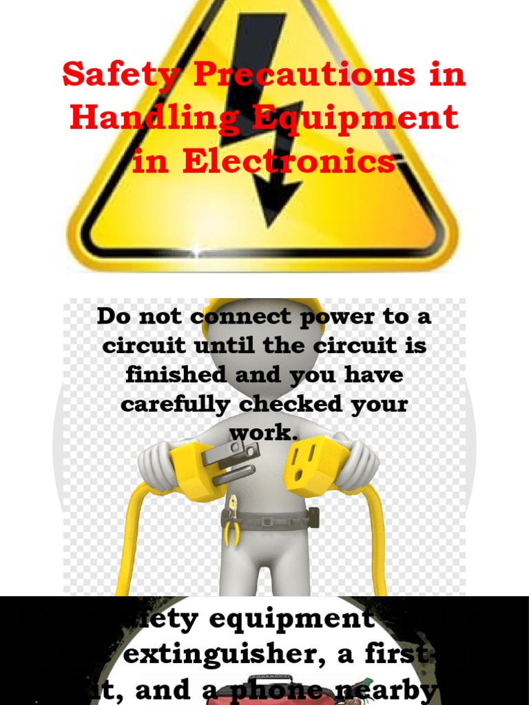 Safety Precautions in Electronics | PDF | Insulator (Electricity ...