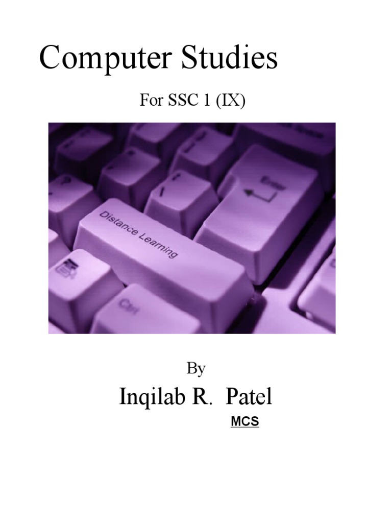 Computer Science Ssc Notes Pdf Computer Data Storage Computer Monitor