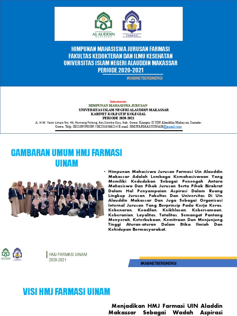 HMJ Farmasi UIN Alauddin 2020-2021 | PDF