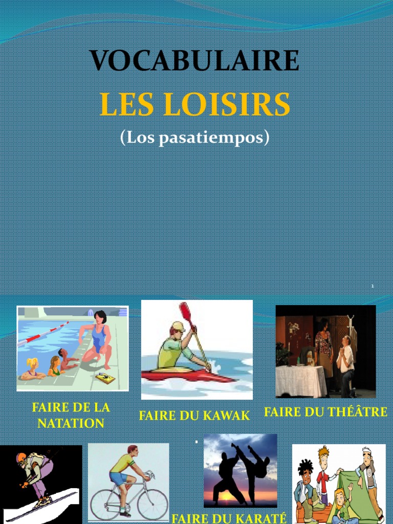 Vocabulaire Les Loisirs | PDF