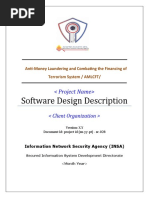 Software Design Document (SDD) Template | PDF | Input/Output | Computer Data Storage