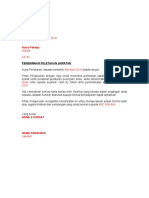 Contoh Surat Permohonan Caruman Lewat Bayar Perkeso (FCLB) | PDF