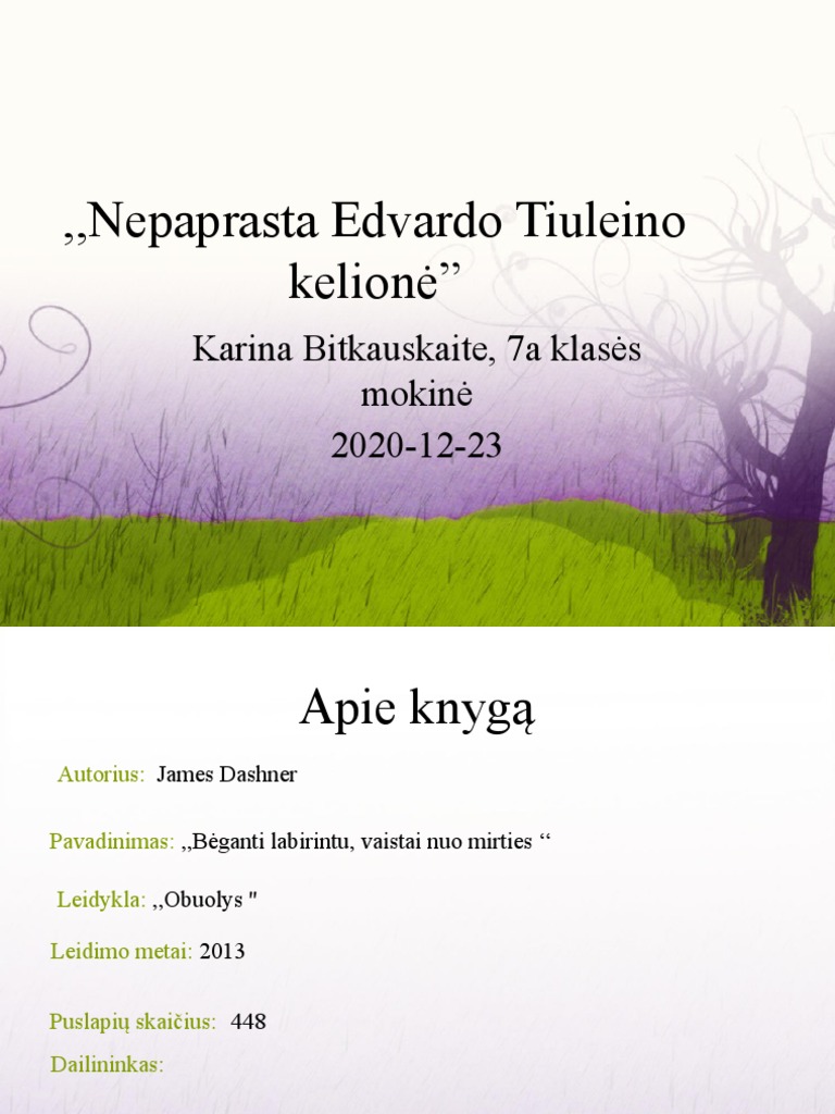 Bėgantis Labirintu | PDF