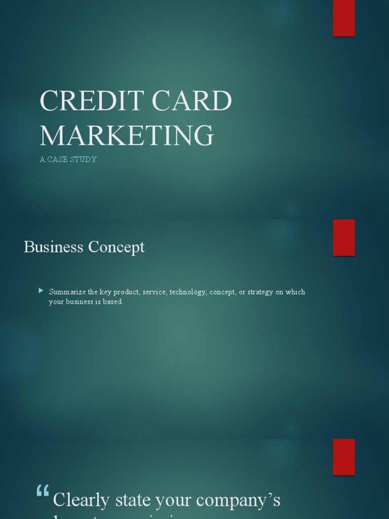 Credit Card Marketing | PDF | Pricing | Marketing