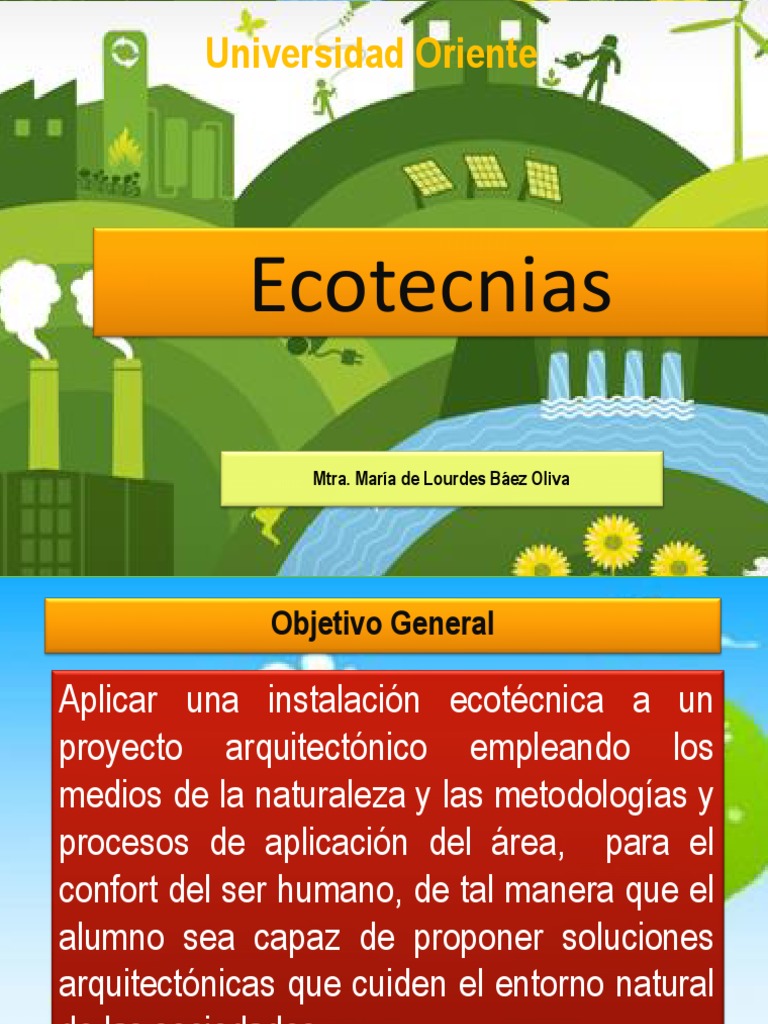 ECOTECNIAS | PDF | Sustentabilidad | Naturaleza