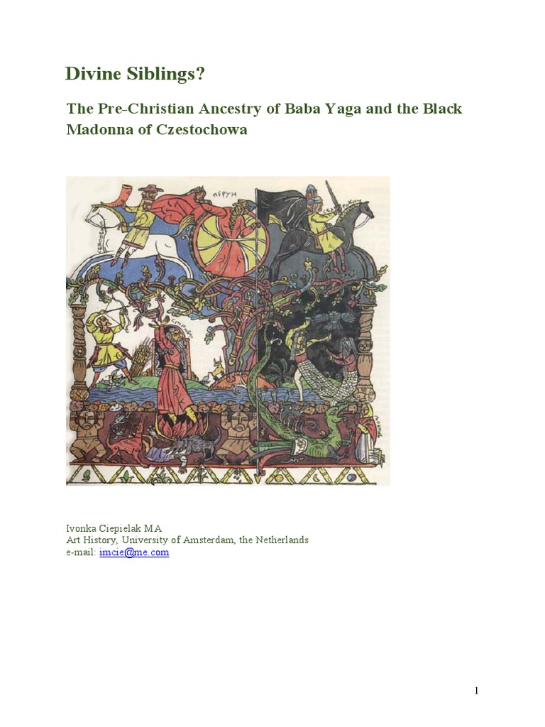 Divine Siblings The Pre-Christian Ancest PDF | PDF | Mythology ...