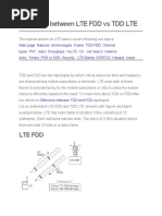 LTE Frame Structure Overview | PDF | Duplex (Telecommunications) | Lte ...