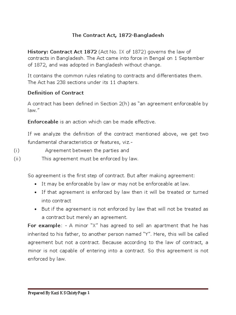 Legal Chapter-2 Contract PDF | PDF | Damages | Legal Remedy