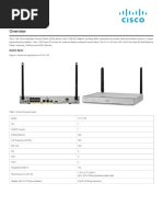 c1111 4p Datasheet | PDF | Computer Network | Router (Computing)