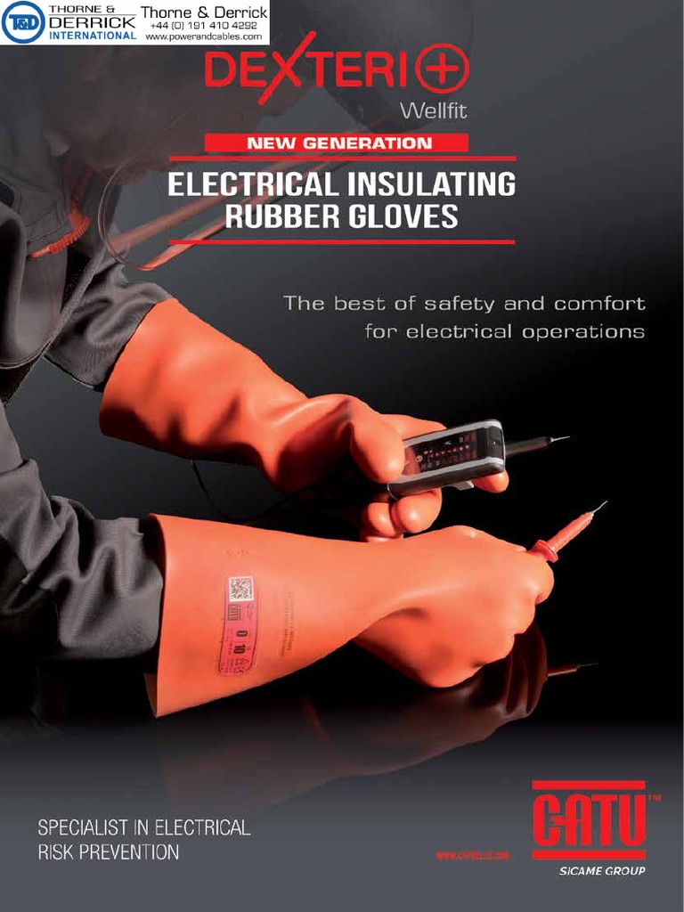 CATU CG 05 Class 00 Electrical Insulating Rubber Gloves IEC 60903 Leaflet 1 PDF | PDF ...