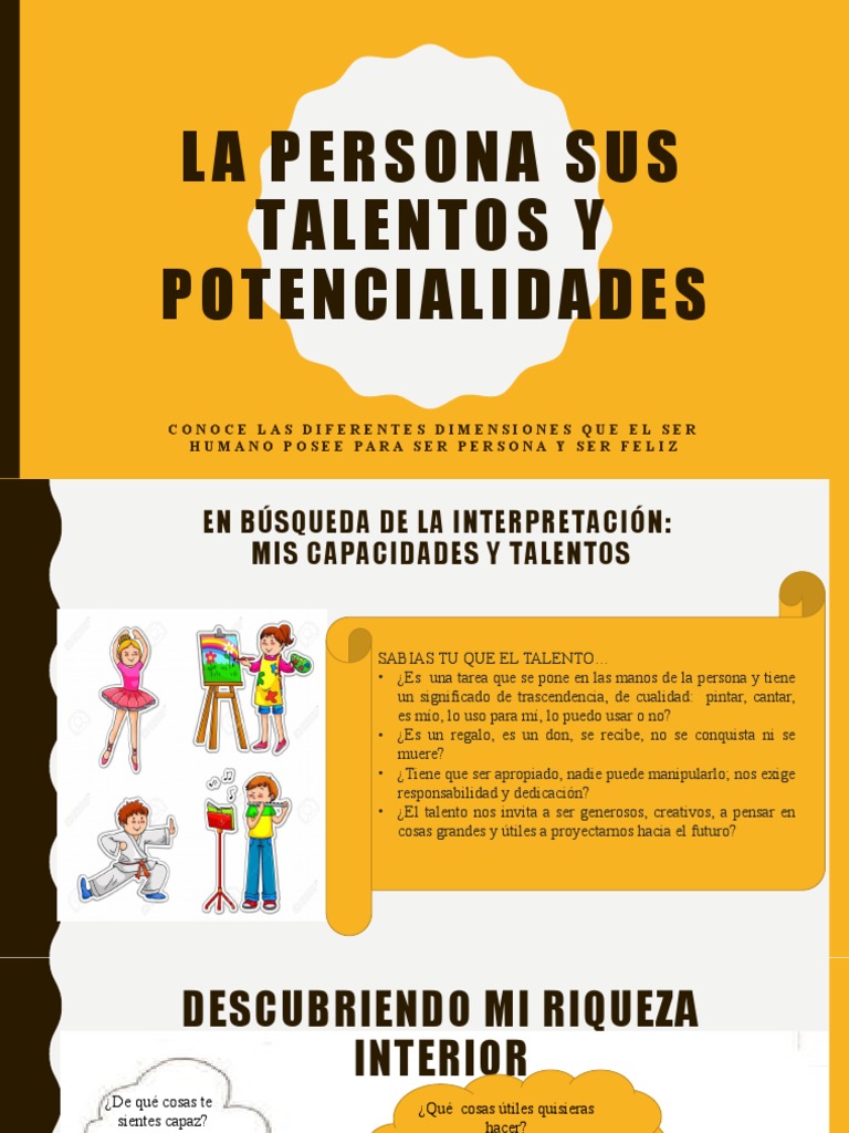 La Persona y Sus Talentos 1 | PDF | Amor | Teorías filosóficas