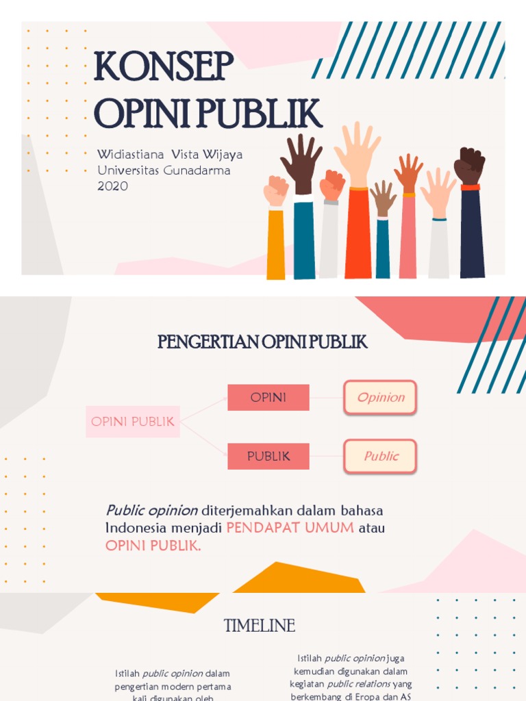 Pengertian dan Jenis Opini Publik | PDF