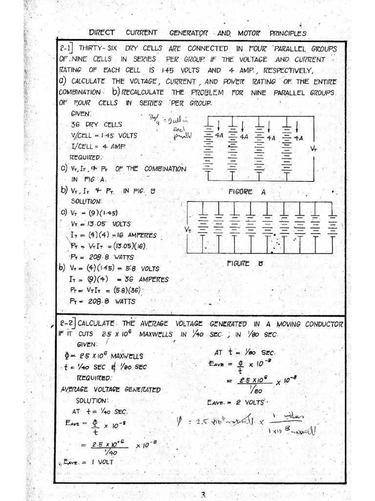 Charles Siskind Electrical Machines 2nd Ed. Ch. 2-6 Solution Manual | PDF