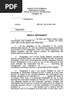 Sample Rejoinder Affidavit | PDF | Affidavit | Government