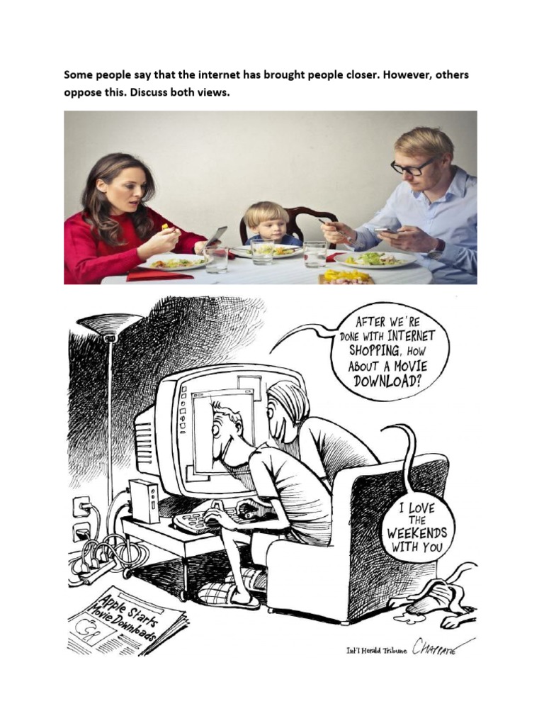 Internet Brings People Closer | Download Free PDF | Internet Access ...