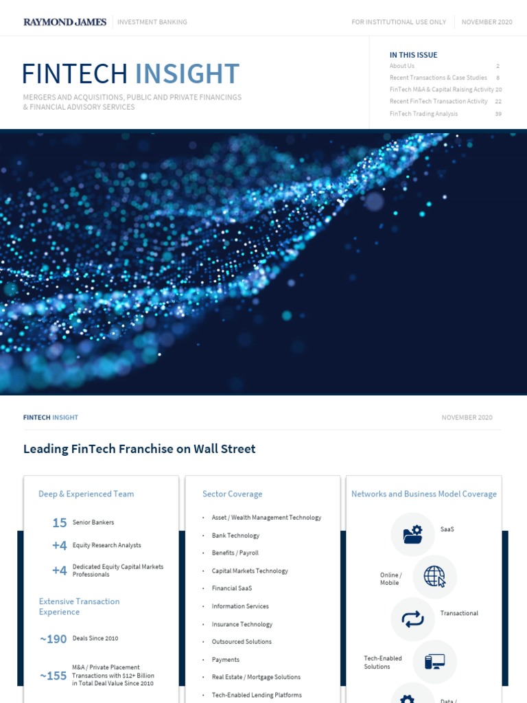 Fin Tech Monthly | PDF | Mergers And Acquisitions | Financial Technology