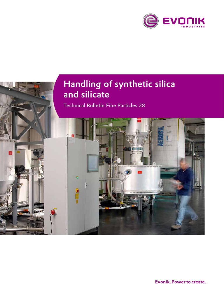 Handling of Synthetic Silica and Silicate: Technical Bulletin Fine ...