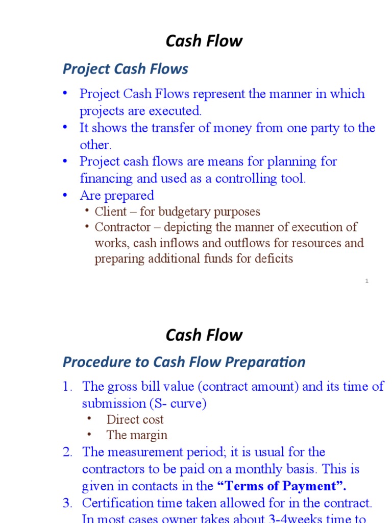 Projecting Cash Flows: A Step-by-Step Guide to Preparing a Cash Flow ...